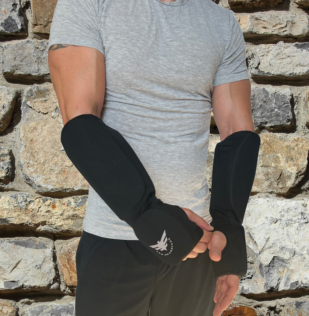 Arm Guardians Forearm Guards Arm Pads with Top and Bottom Padding